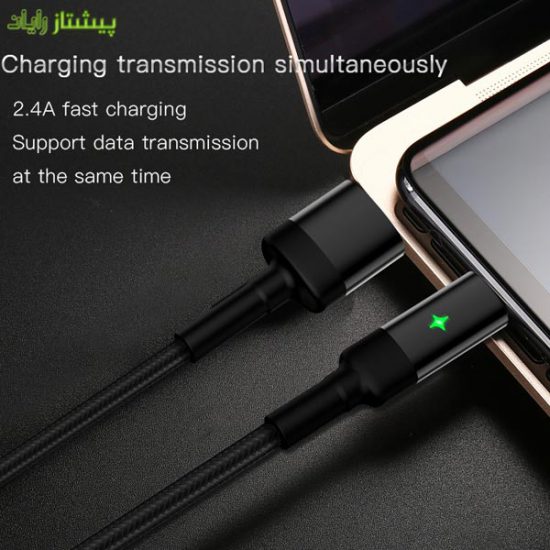 کابل شارژ تایپ سی Yesido CA28 - خرید کابل شارژ Type-C یسیدو - پیشتاز رایان